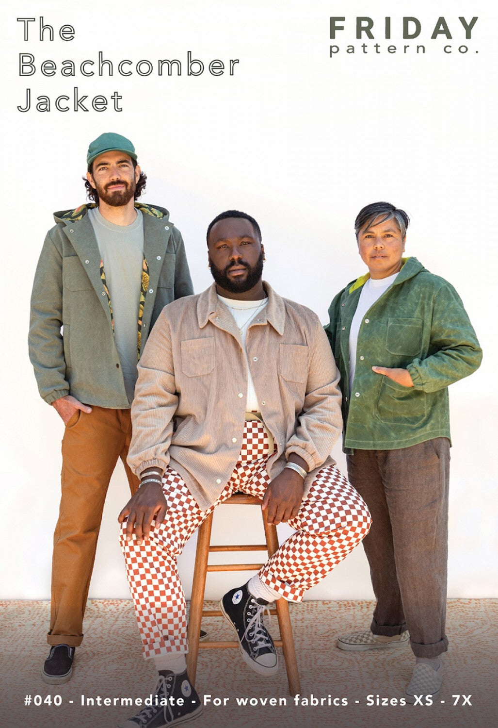 Beachcomber Jacket Friday Pattern Company Paper Pattern unisex | slowfiber