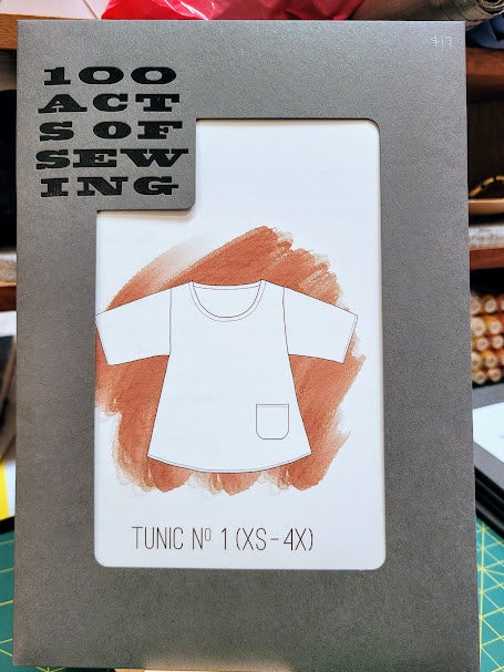 Tunic #1 Pattern - 100 Acts Of Sewing Paper Patterns by Sonya Philip of ...