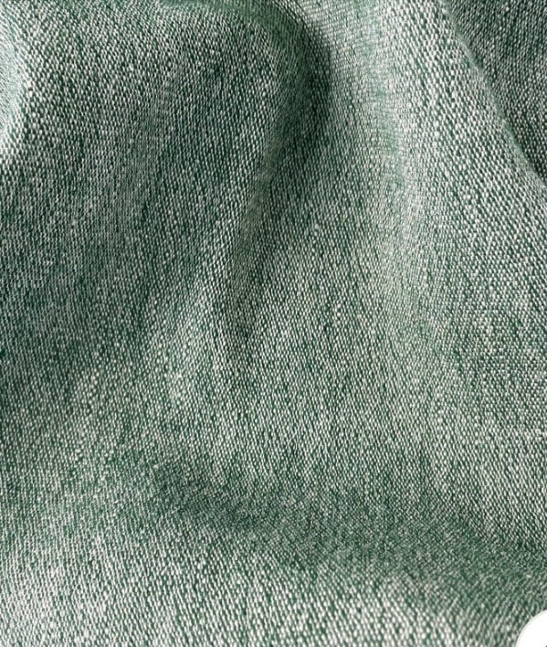 Wool/Linen Blend Green and Tan Heather 50% linen 40%wool 10% nylon 56 ...