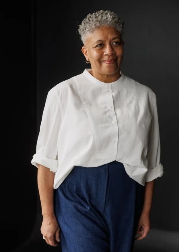 Niven Tuxedo Shirt | Dress Pattern Merchant & Mills Paper Patterns ...