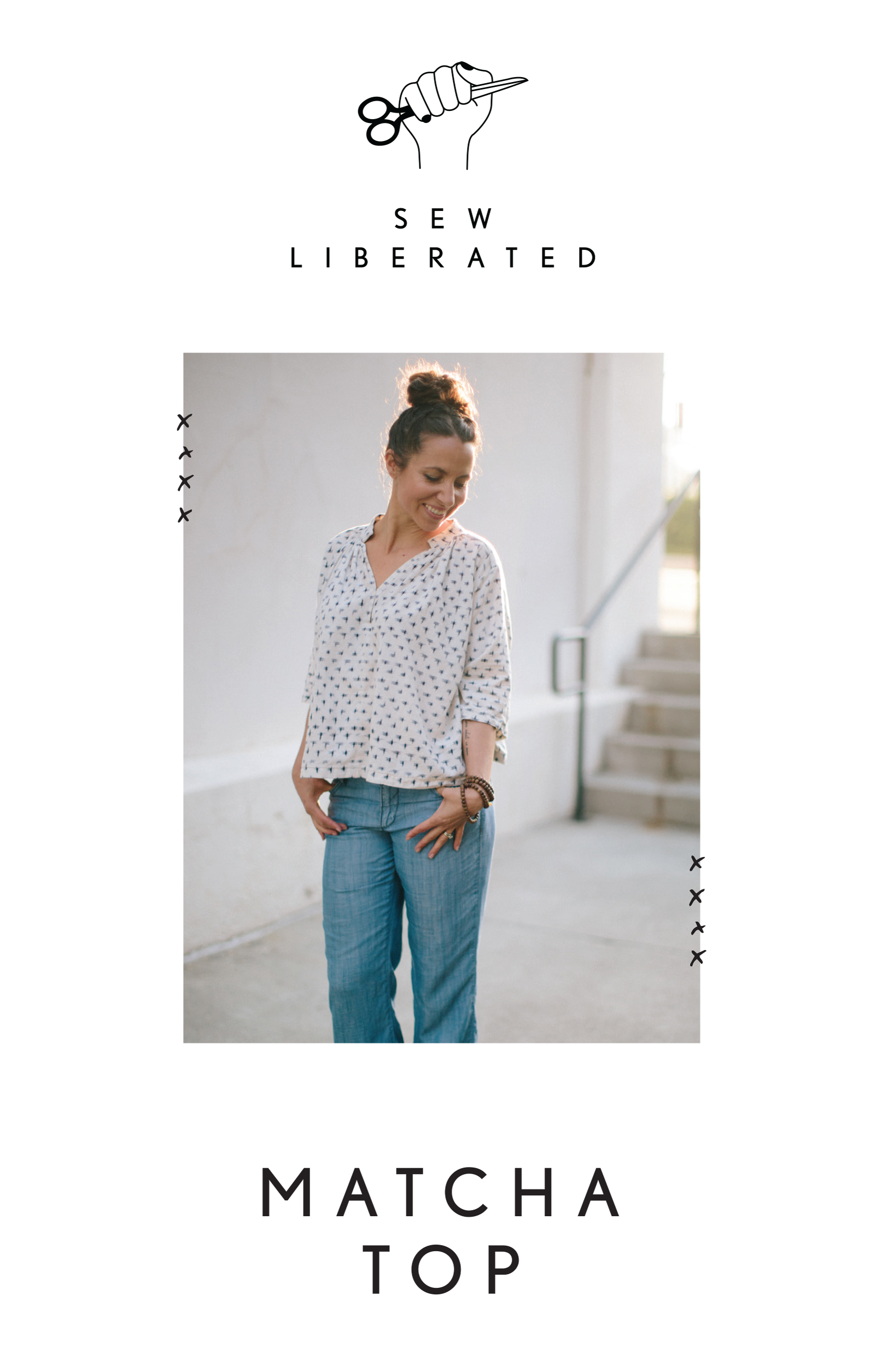 Matcha Top Paper Sewing Pattern by Sew Liberated sz 0-24 | slowfiber